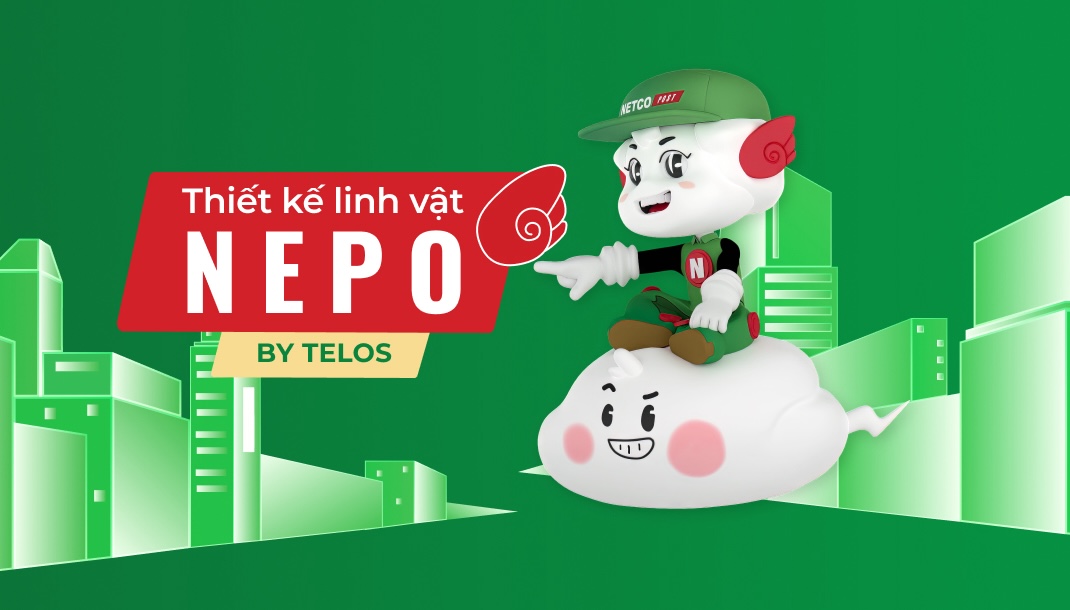 Linh vật NEPO - NETCO Post x TELOS